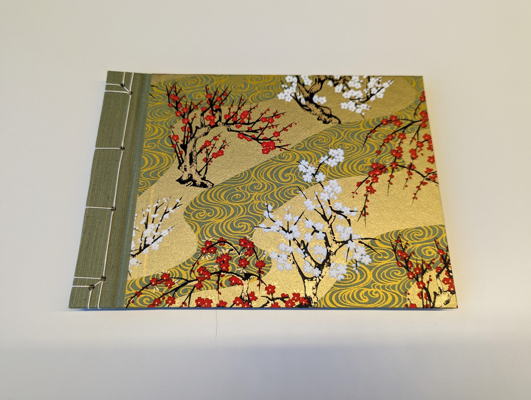 Japanese Style Notebook Green - Etsy