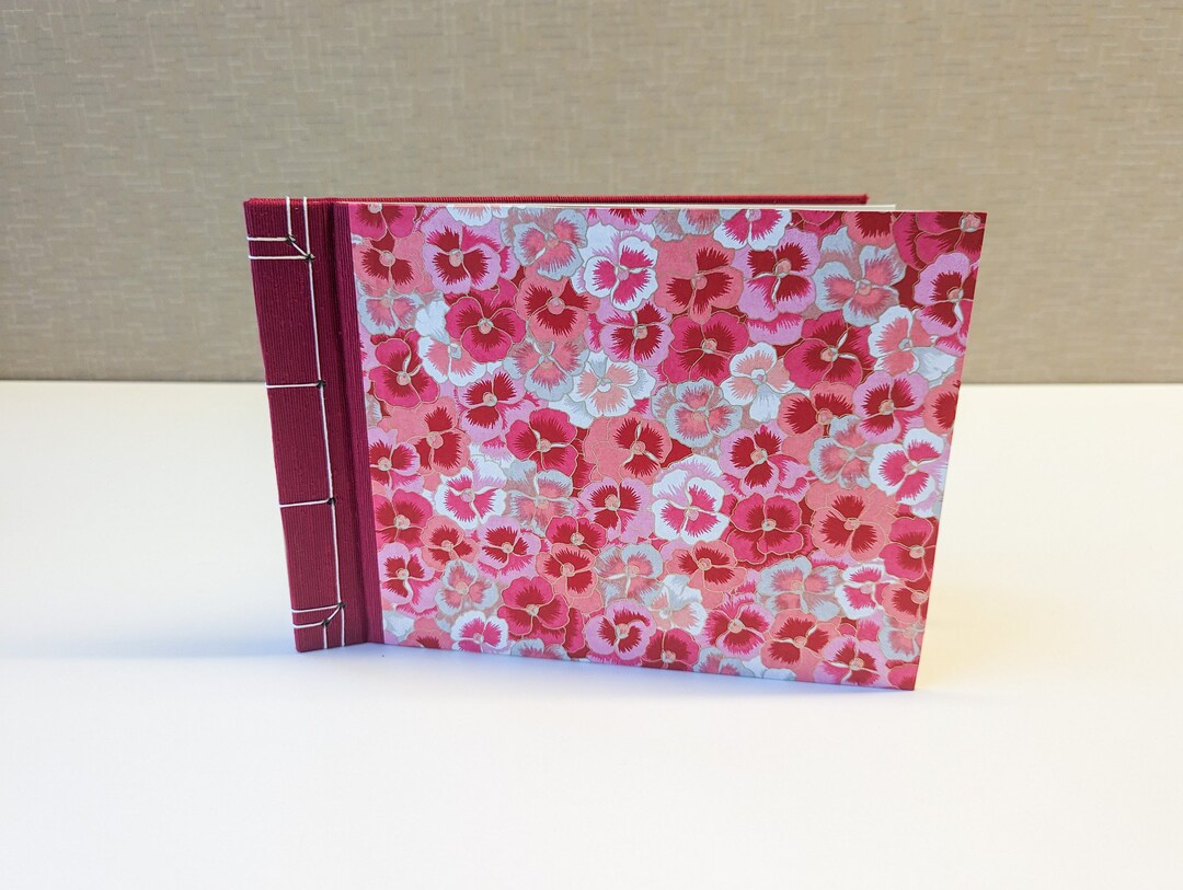 Japanese Style Notebook Red - Etsy