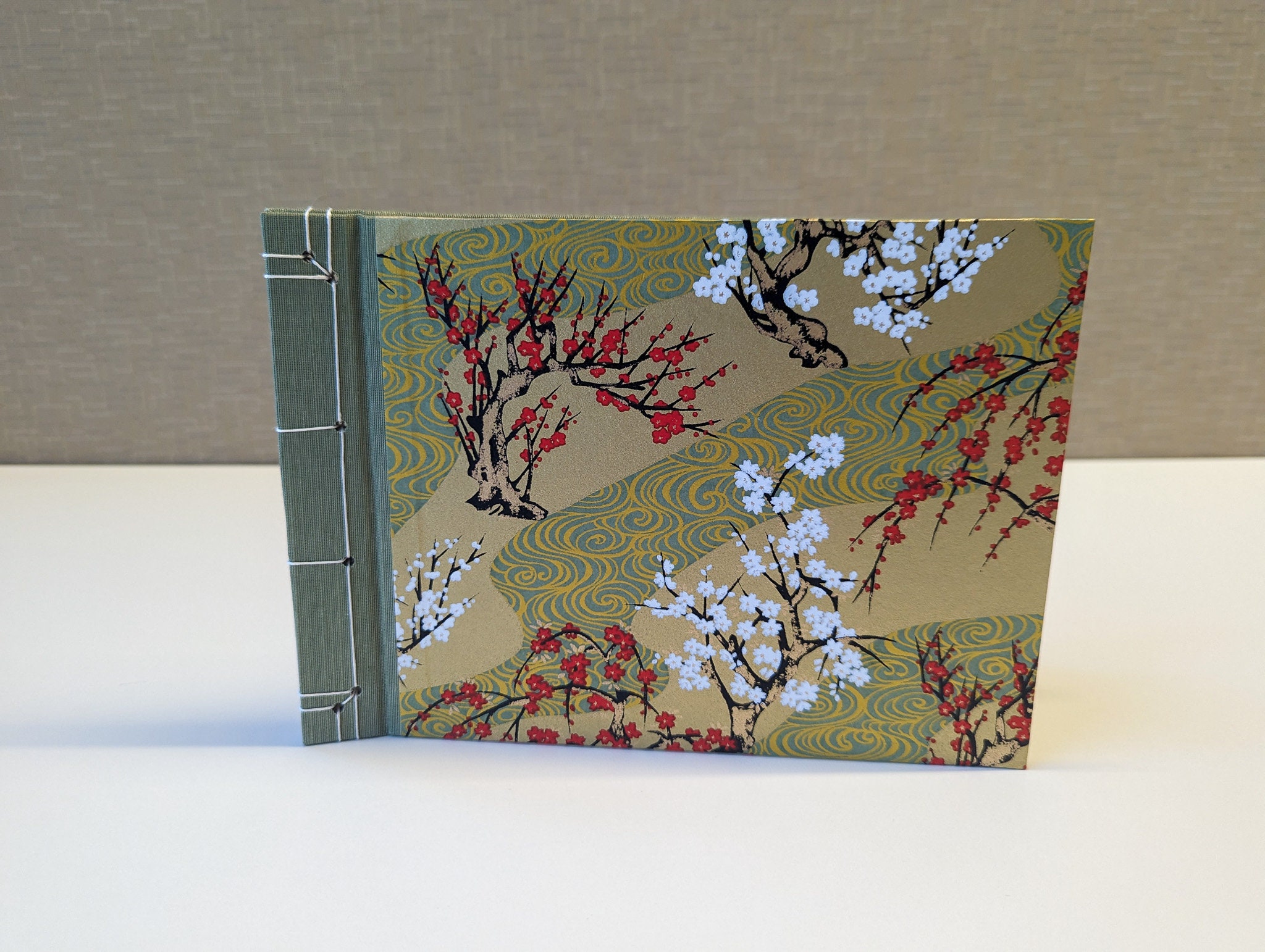 Japanese Style Notebook Green - Etsy