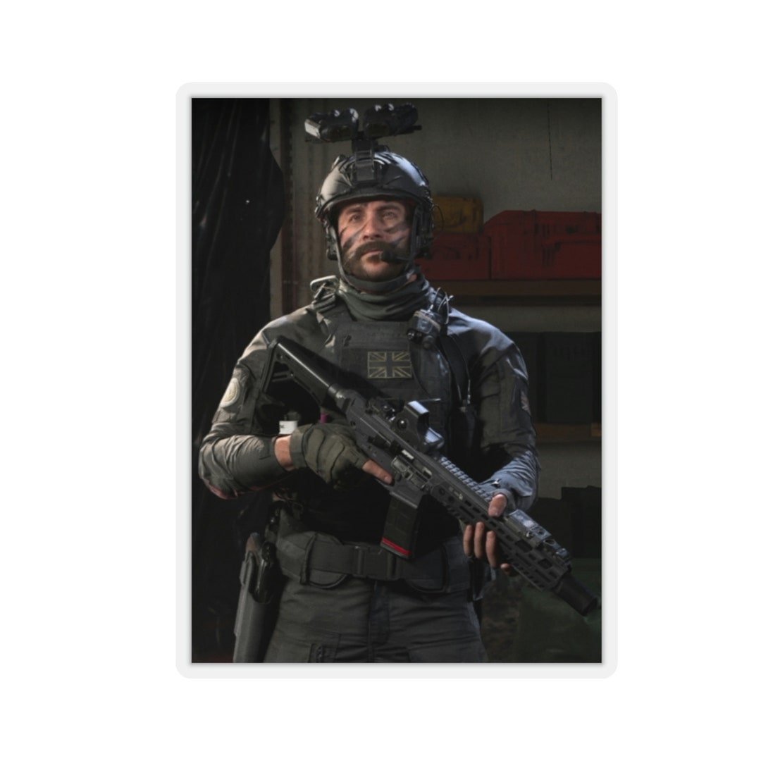 Captain John Price Modern Warfare 2 Call of Duty Kiss-cut - Etsy