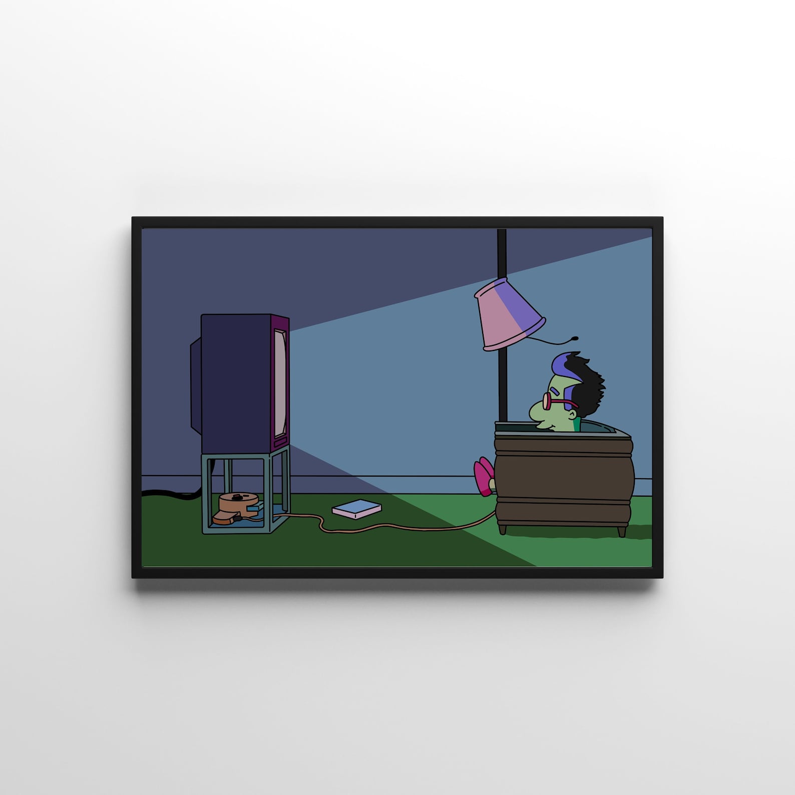 Milhouse Thrillho Simpsons Digital Art Print Instant - Etsy