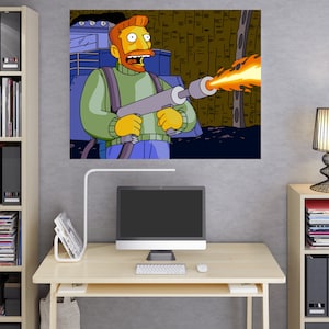 Hank Scorpio, Simpsons Digital Art Print | Instant Download Printable ...