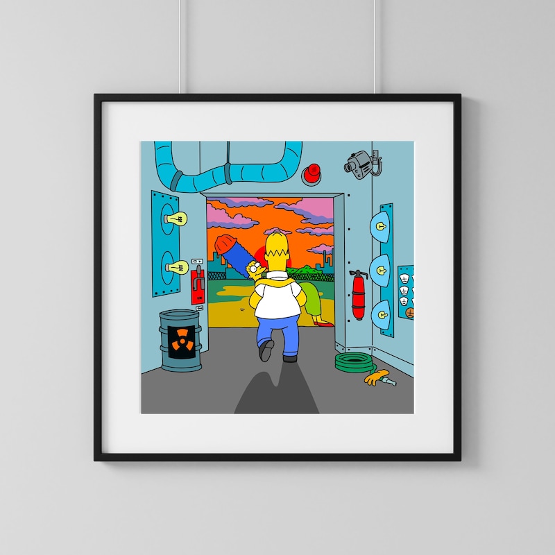 Simpsons Poster - Etsy UK
