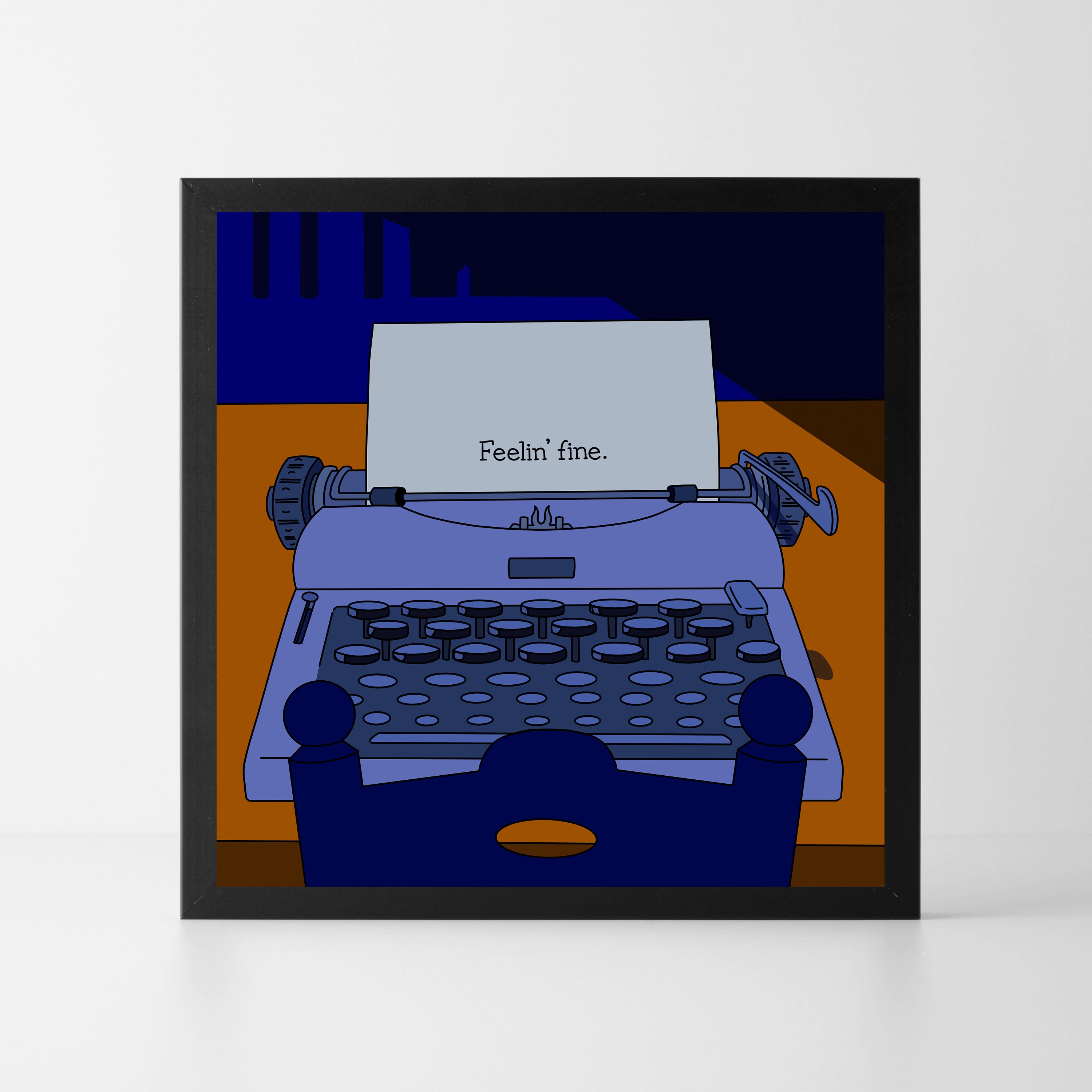 Feelin' Fine, Homer Simpson Digital Art Print Instant Download ...