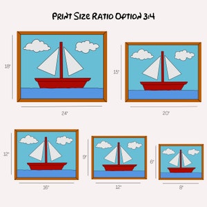 Simpsons Boat Painting, Digital Art Print | Instant Download Printable ...