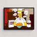 Homer Simpson Cereal Fire, the Simpsons Digital Art Print | Instant ...