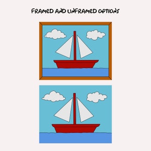 Simpsons Boat Painting, Digital Art Print | Instant Download Printable ...