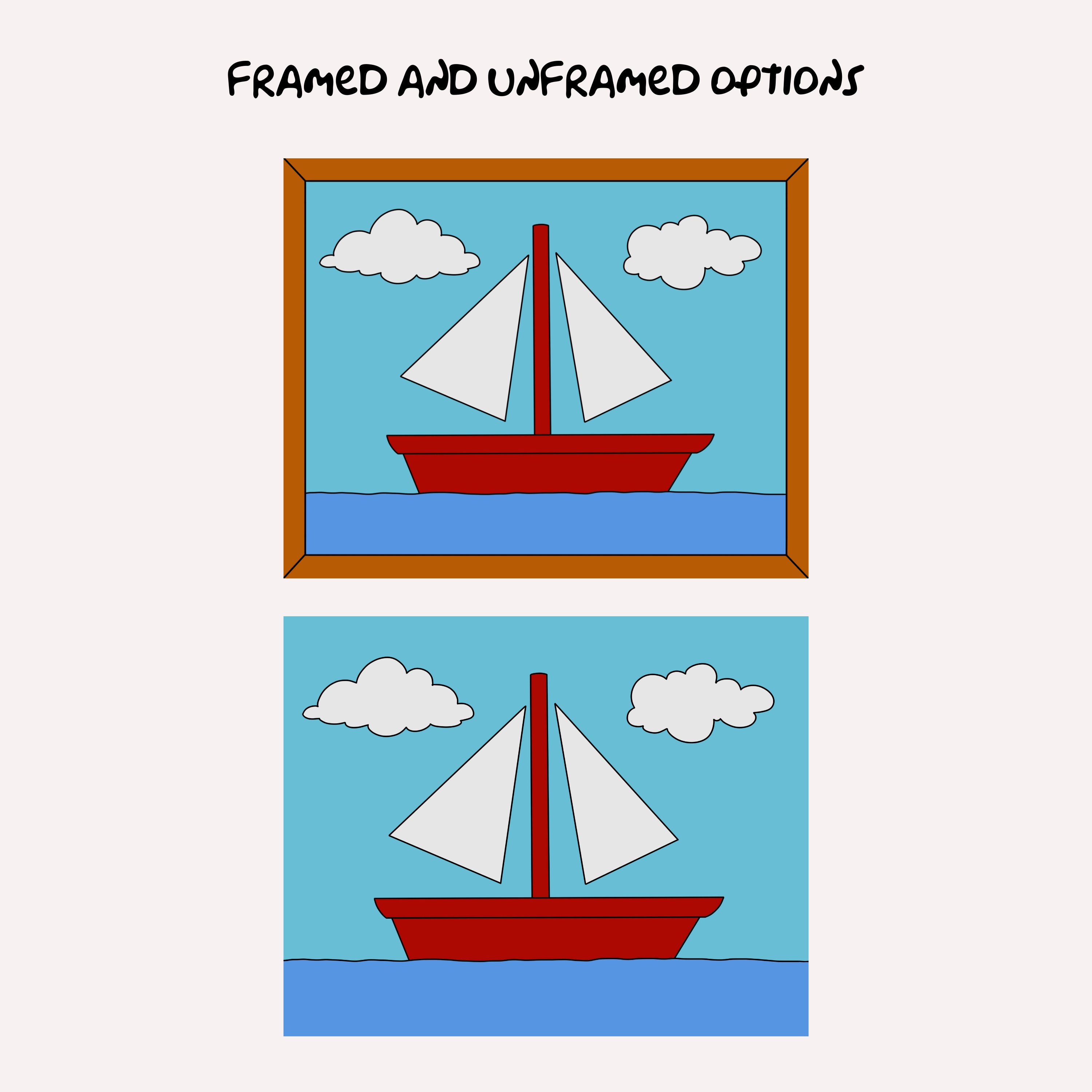 Simpsons Boat Painting, Digital Art Print Instant Download Printable ...