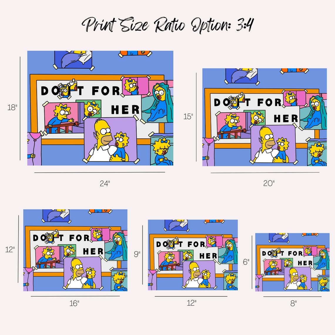Homer Simpson Do It for Her Digital Art Print Instant - Etsy