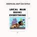 Local Man Ruins Everything, Homer Simpson Digital Art Print | Instant ...