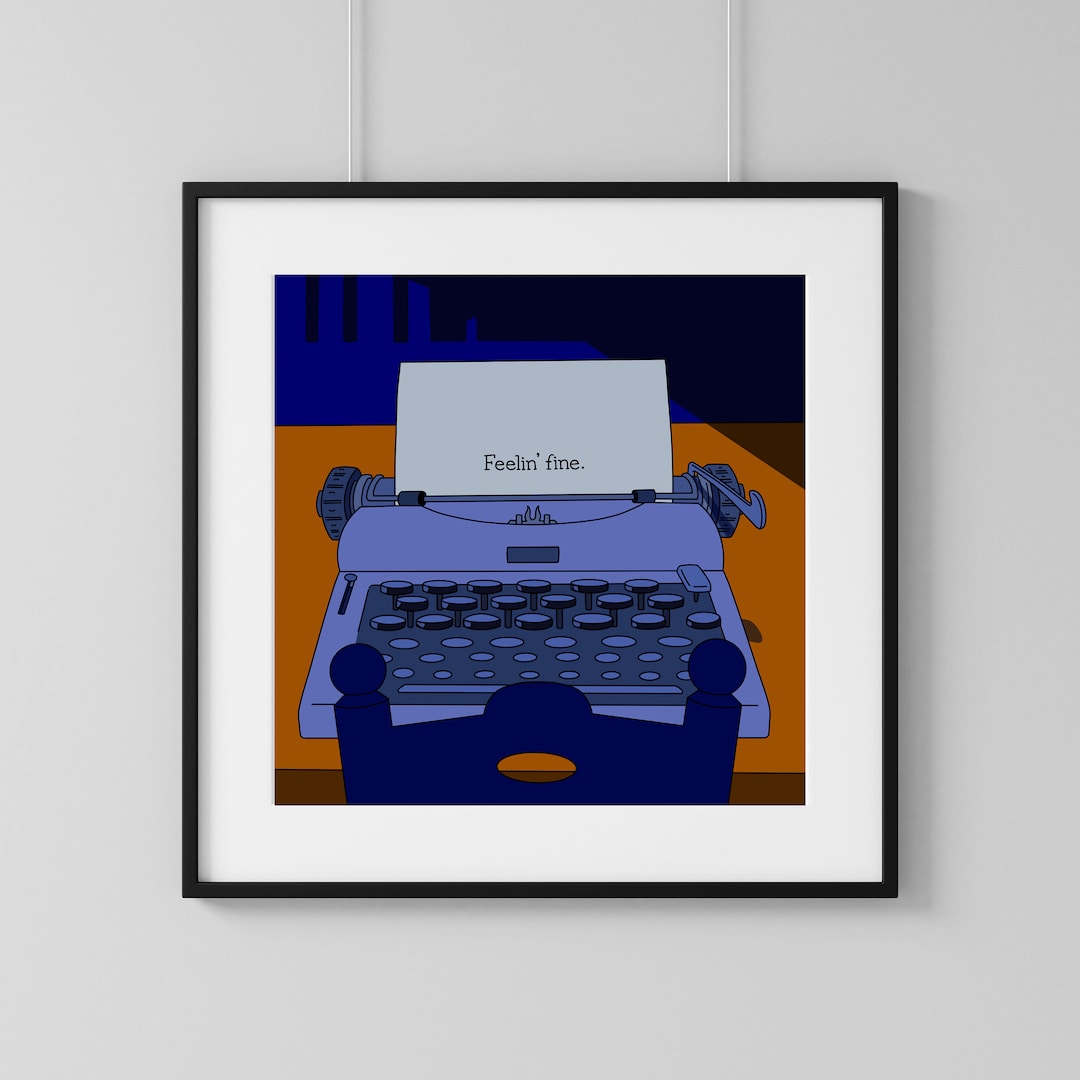 Feelin' Fine, Homer Simpson Digital Art Print | Instant Download ...