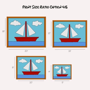 Simpsons Boat Painting, Digital Art Print | Instant Download Printable ...