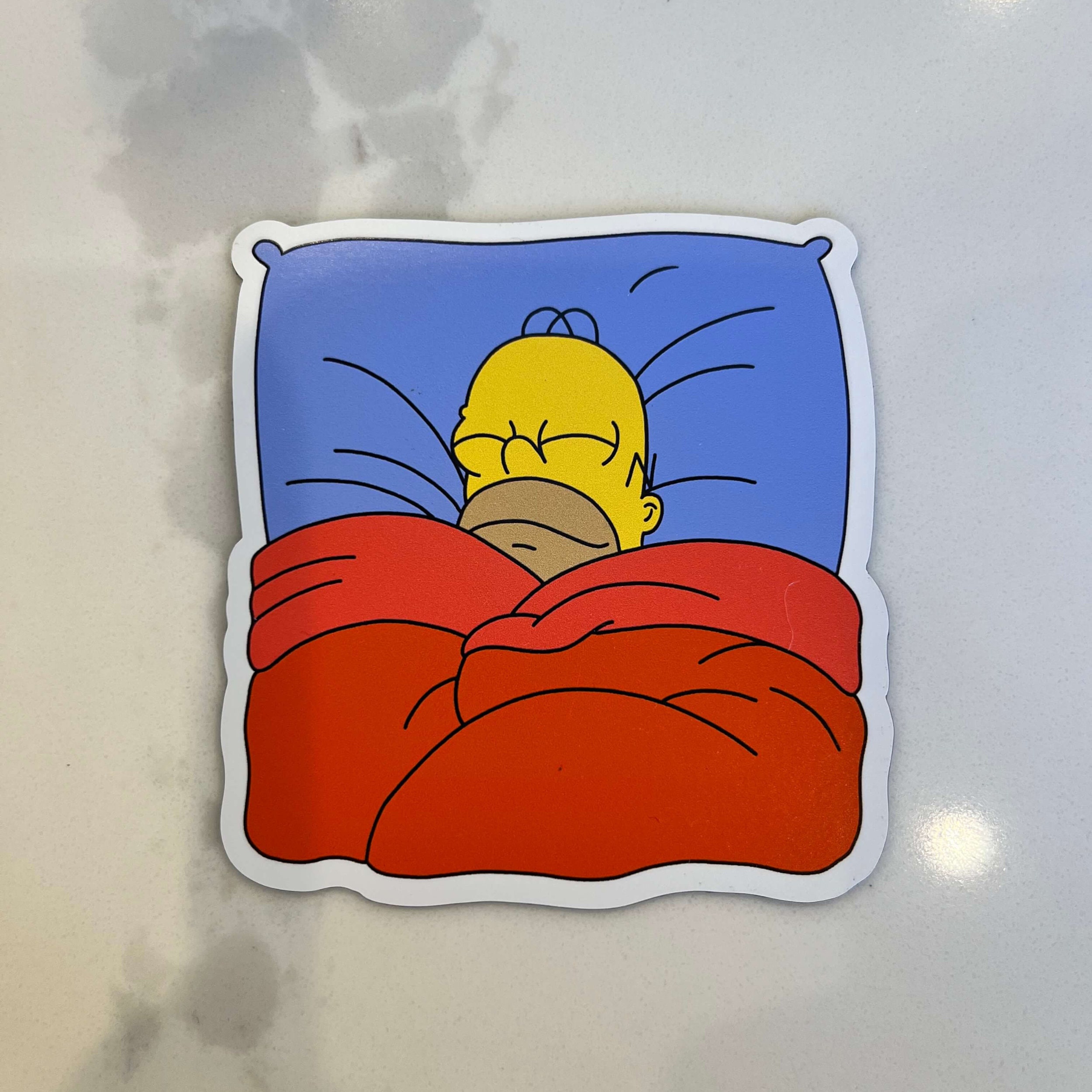 Homer Simpson Sleeping At Work