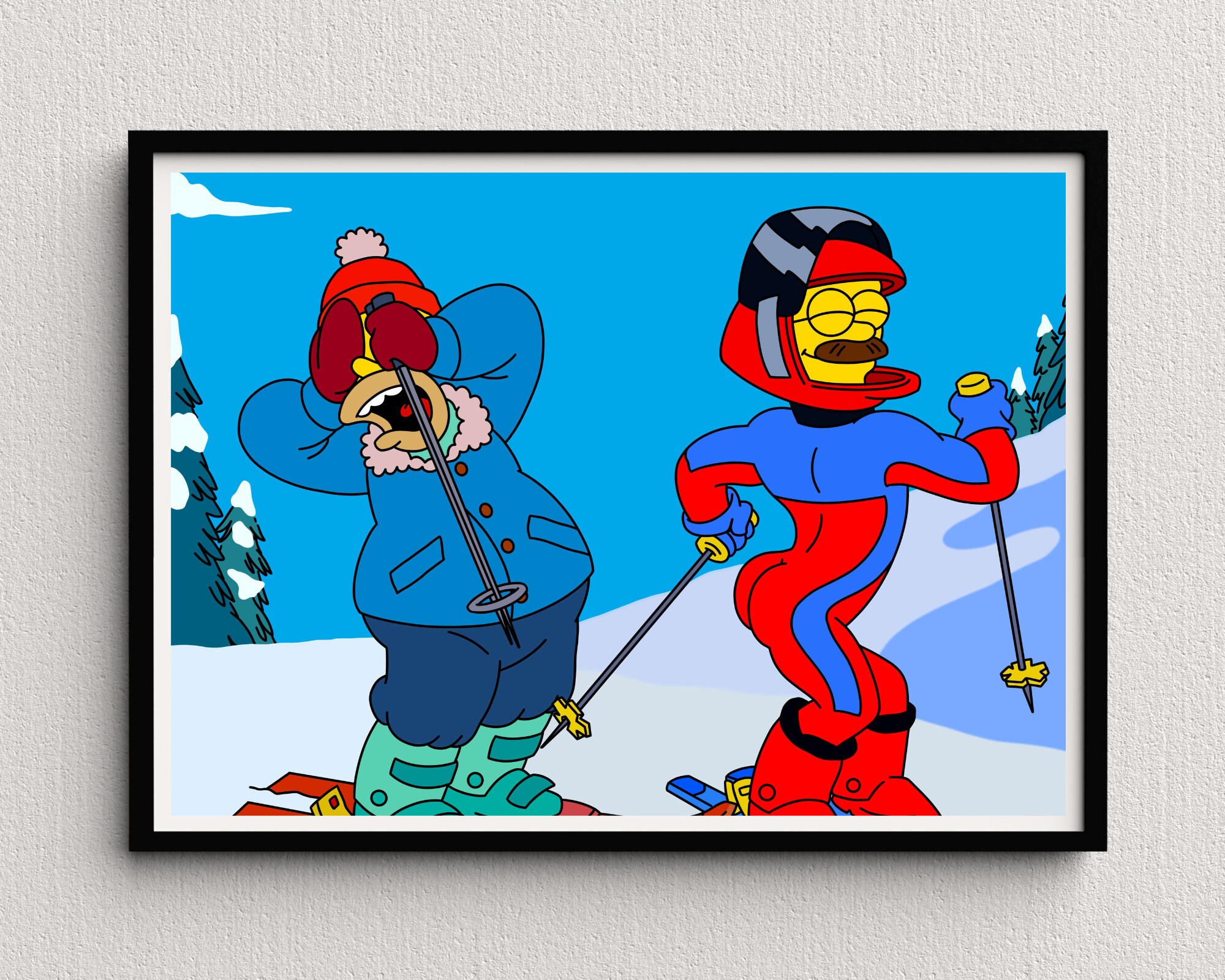 Stupid Sexy Flanders Simpsons Digital Art Print Instant Download 7973