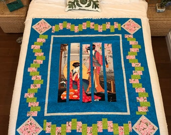 Japandi Quilt - Etsy