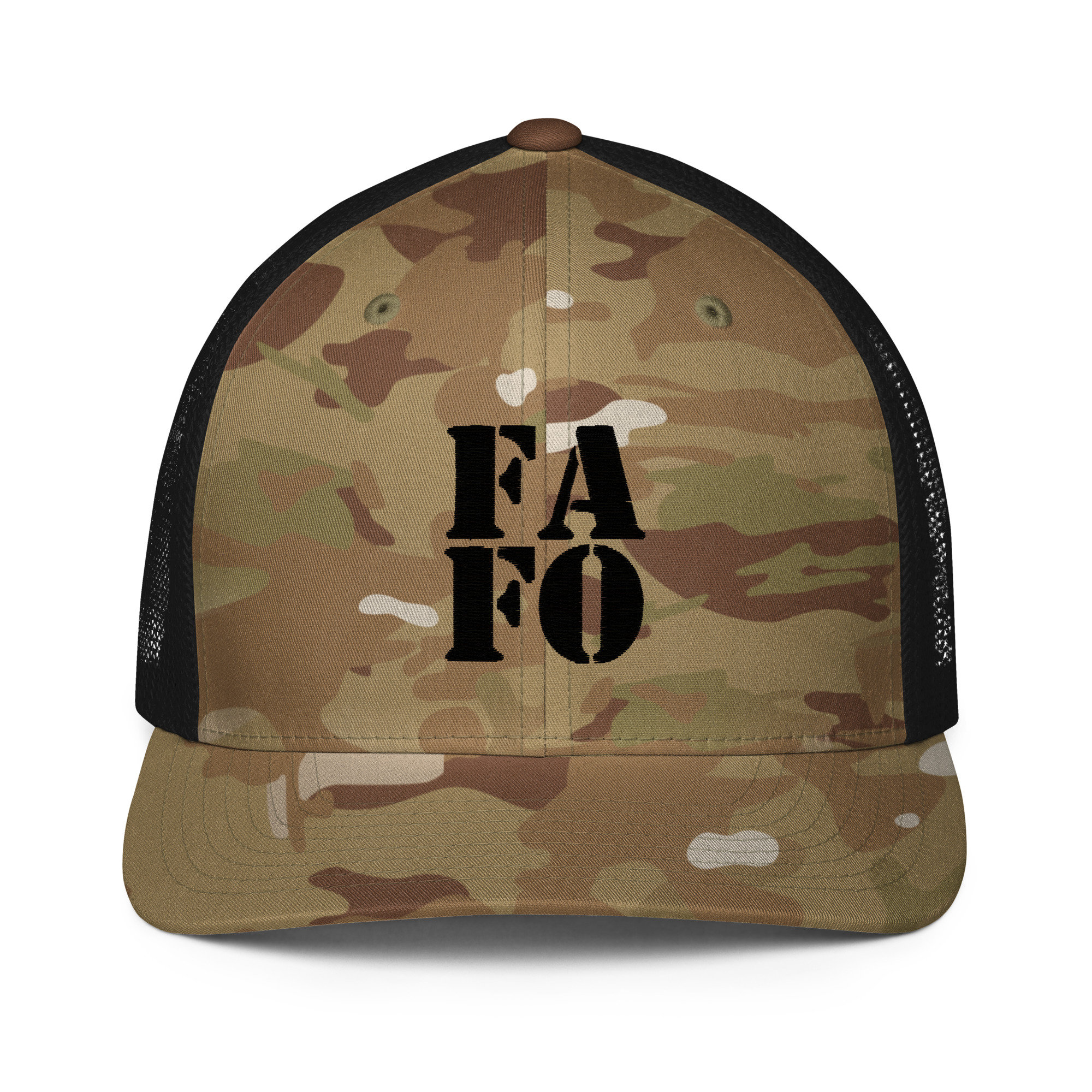 FAFO Hat Closed-back Cap Embroidered Trucker MAGA Mesh - Etsy