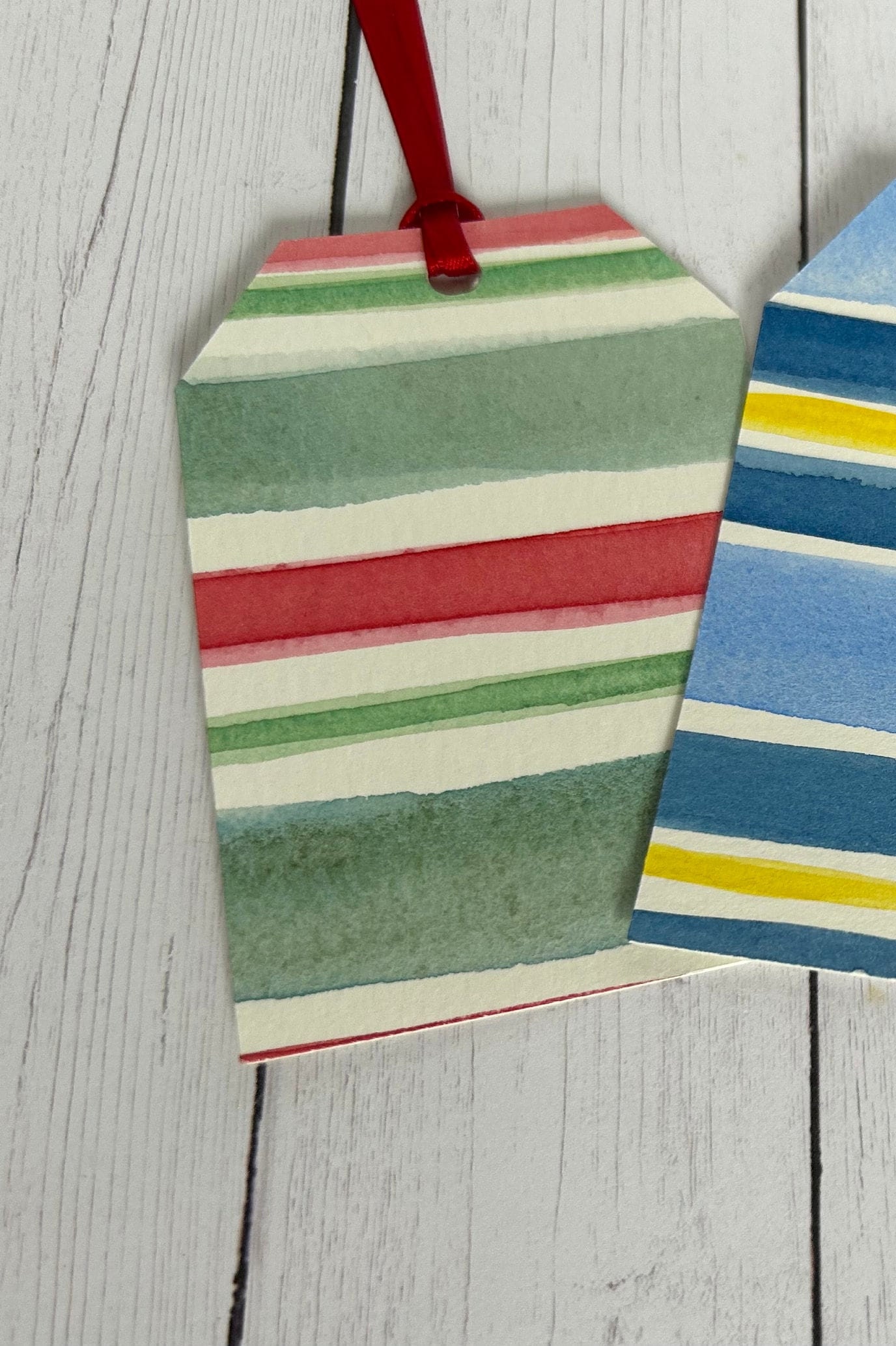 Hand Painted Watercolor Gift Tags | Handmade Christmas Tags - Etsy