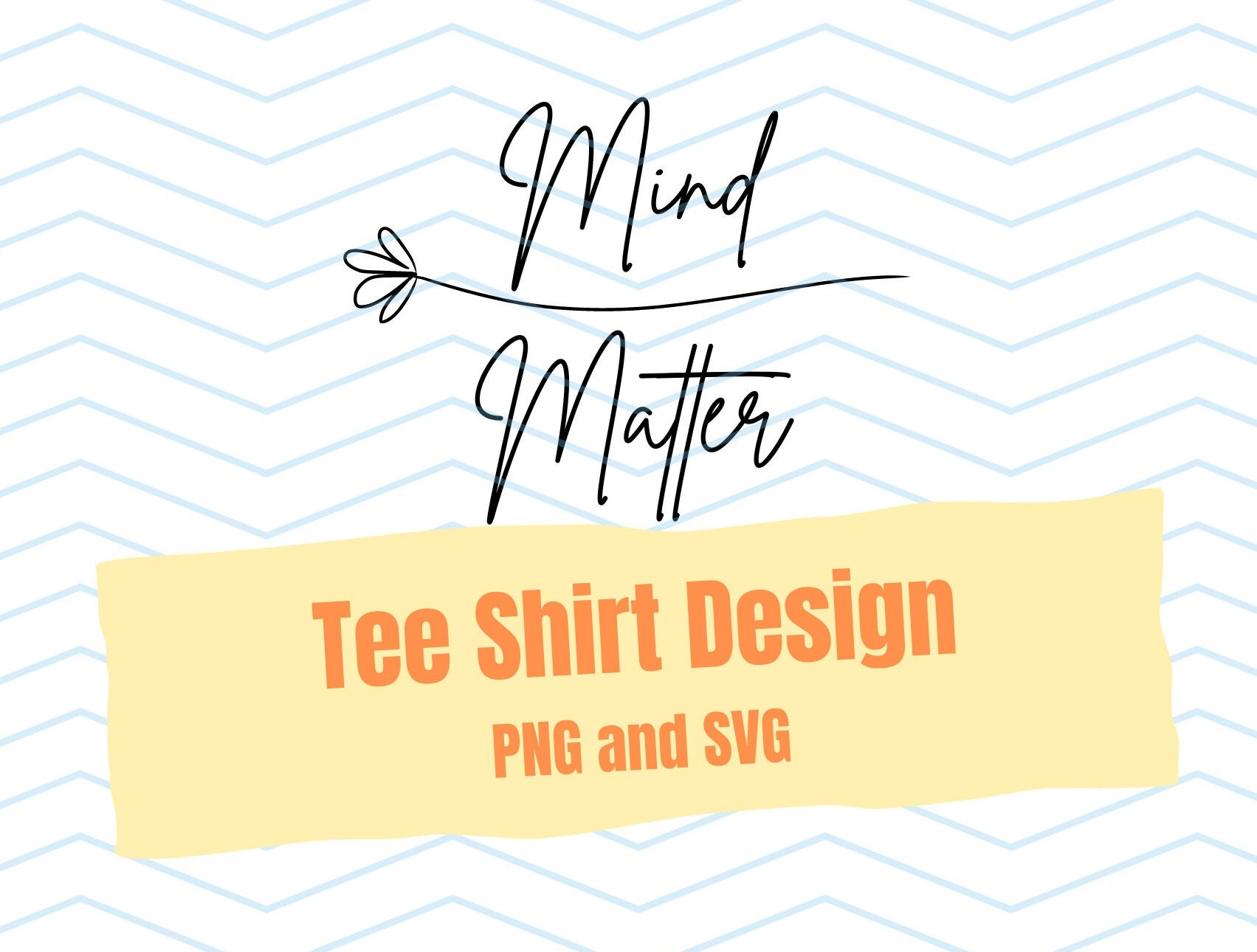 Mind Over Matter Design for Cricut SVG and PNG T-shirt or Clothing - Etsy
