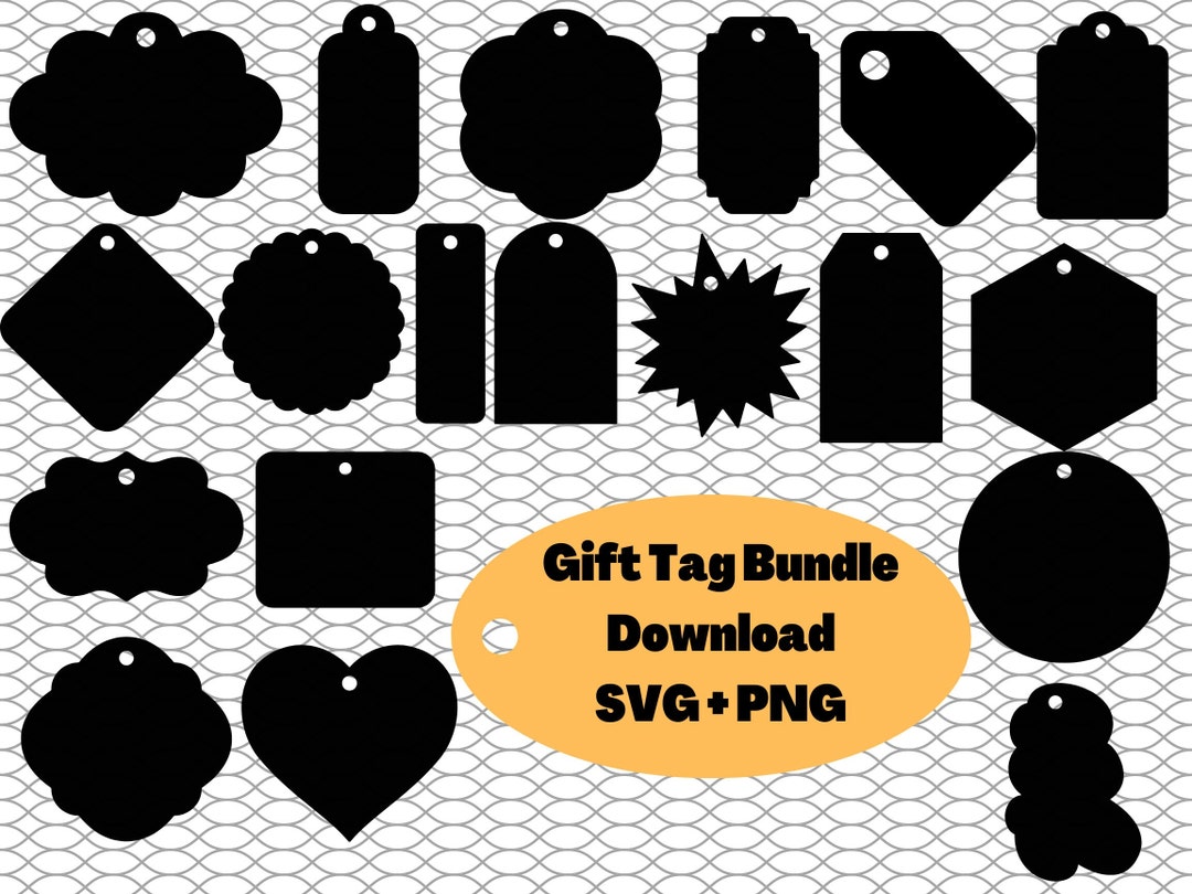 Gift Tag Cut Digital Download SVG and PNG Cardstock - Etsy