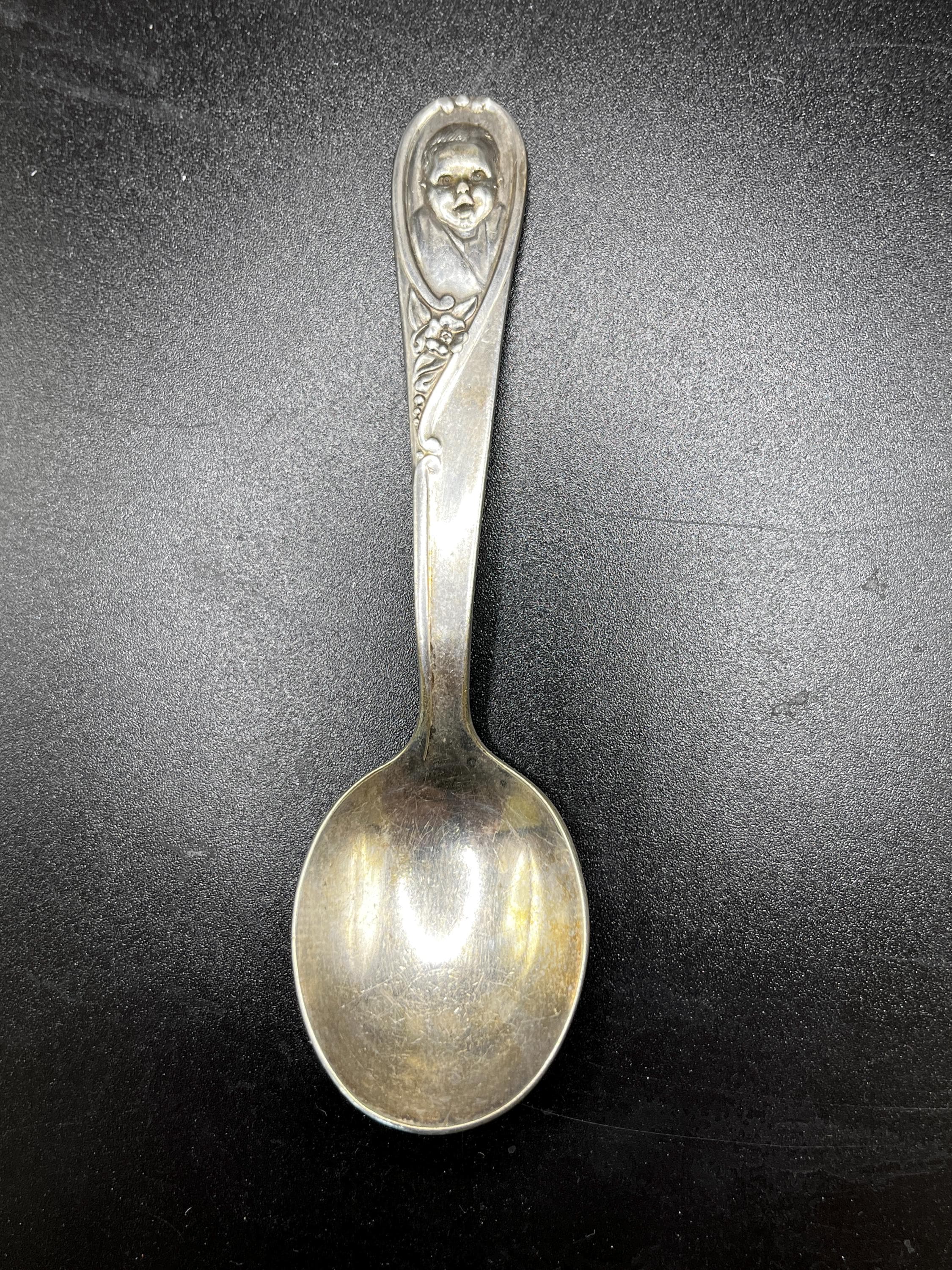 Vintage Gerber Winthrop 1950s Silver Plated Baby Spoon, Mid Century ...