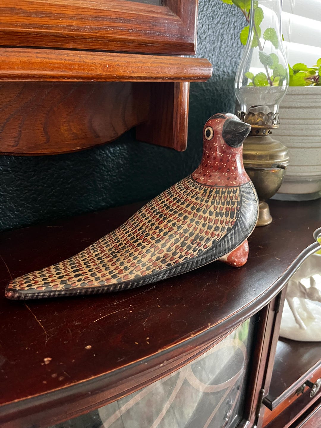 Darling Mexican Folk Art Pottery Dove Bird Tonala - Etsy