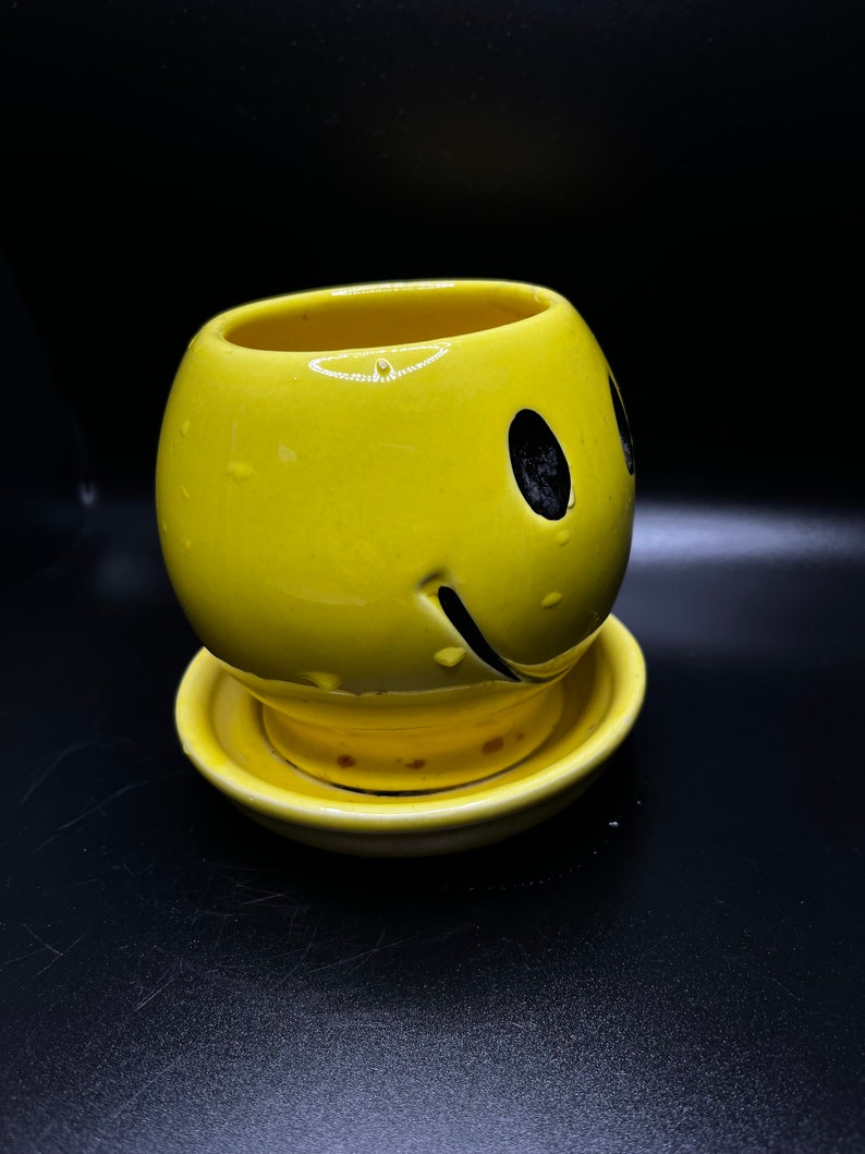 RARE 1970s Mccoy Pottery Smiley Face Planter - Etsy