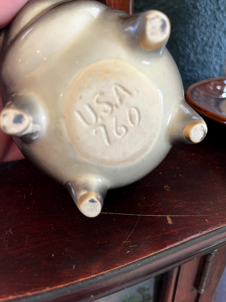 Vintage Adorable Ceramic Shawnee Pottery Pig Art Vase, Mid Century ...