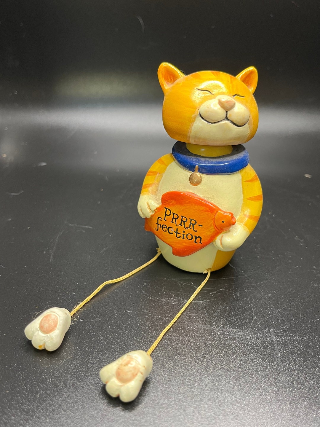 Bobblehead Cat Shelf Sitter Figurine Purrrrrfection! - Etsy