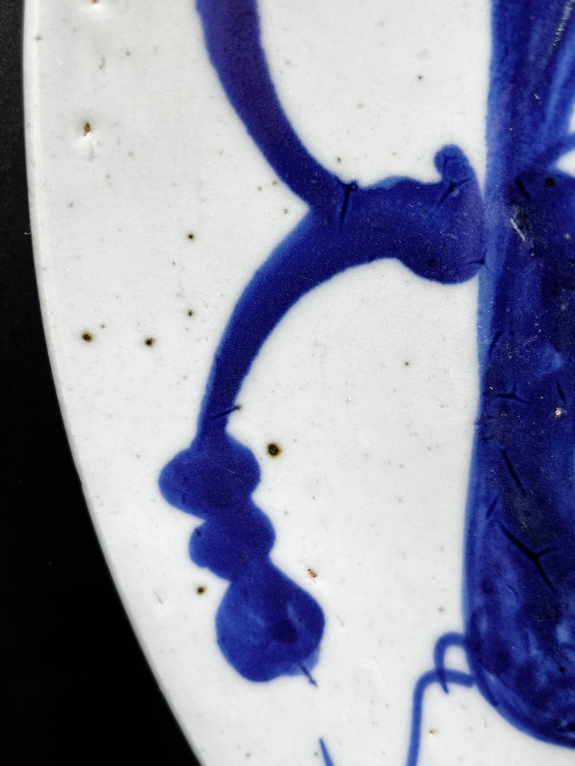 Antique Chinese Fish Plate, Several Available Blue Cobalt, Ching ...