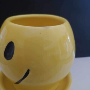 RARE! 1970s Mccoy Pottery Smiley Face Planter - Etsy