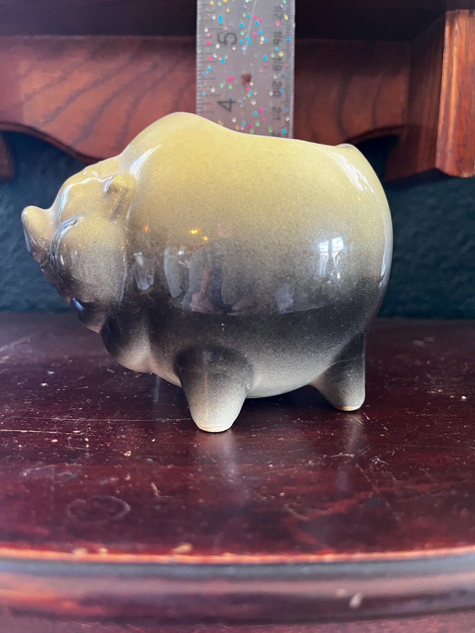 Vintage Adorable Ceramic Shawnee Pottery Pig Art Vase, Mid Century ...