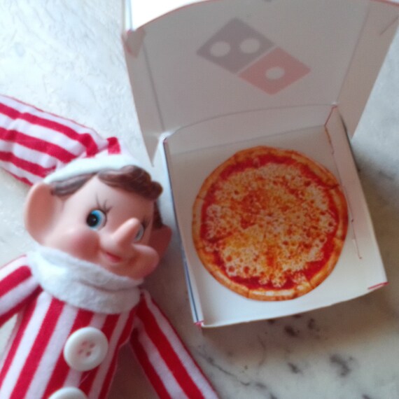 Elf Pizza Box Printable Elf Kit Printable Elf Props Printable Elf ...