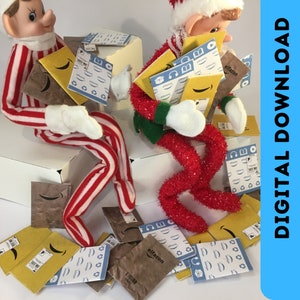Christmas Elf Sized Elfazon Envelopes amazon Elf Prop Idea Digital ...