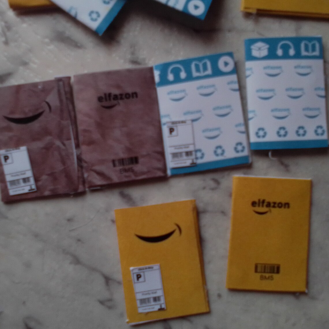 Christmas Elf Sized Elfazon Envelopes amazon Elf Prop Idea - Etsy