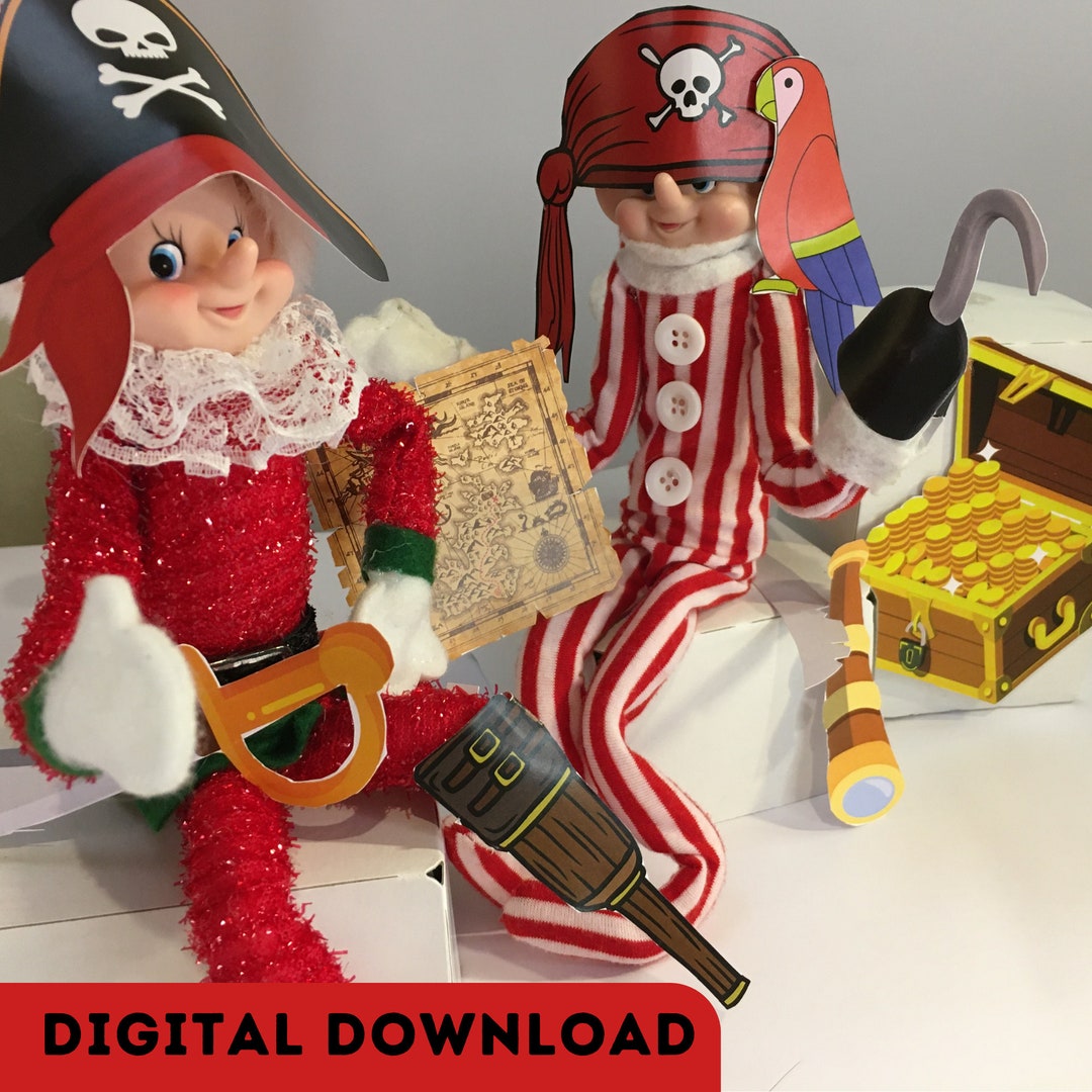 Elf Prop - Pirates - Instant Digital Download - Printable - Make ...