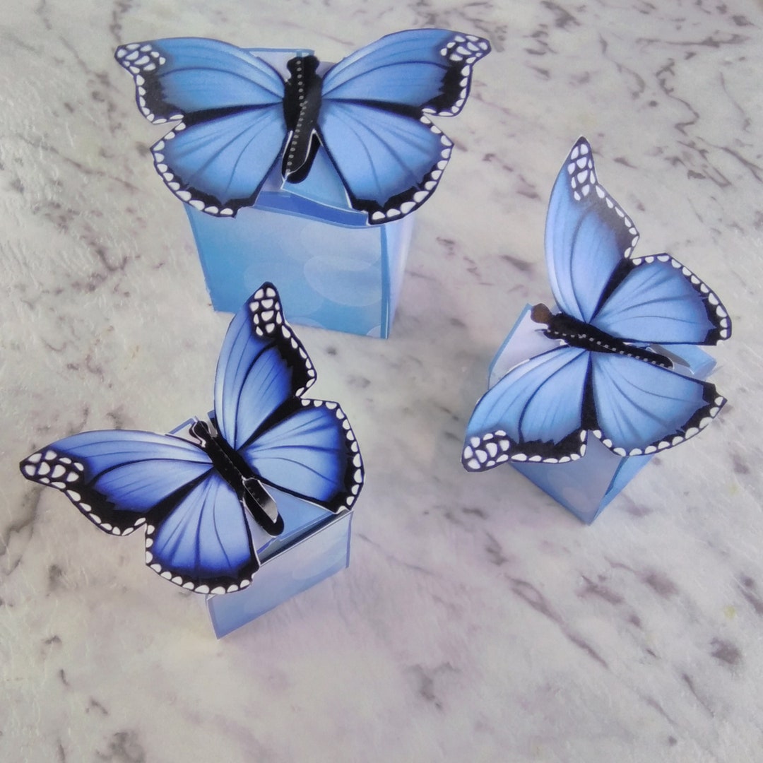 Butterfly Gift Box - Printable Surprise Box, Favour Box - Paper Boxes ...