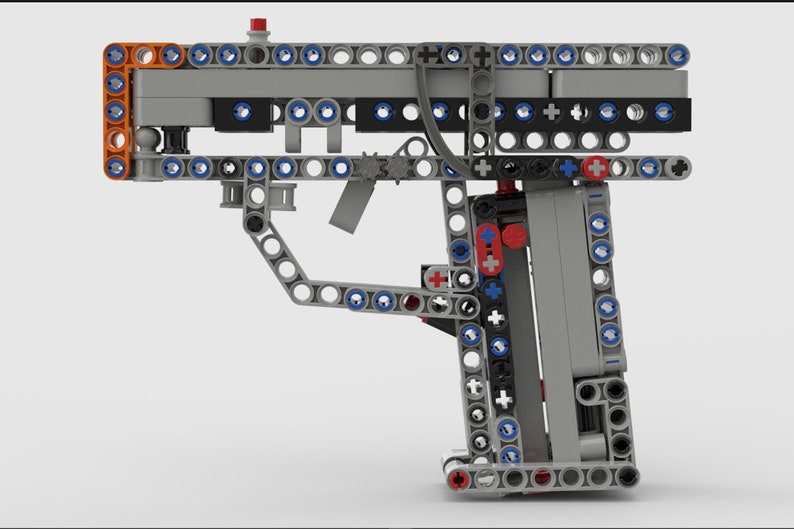 Glock Gun Replica Meccano Working Model PDF Instruction/custom Meccano ...