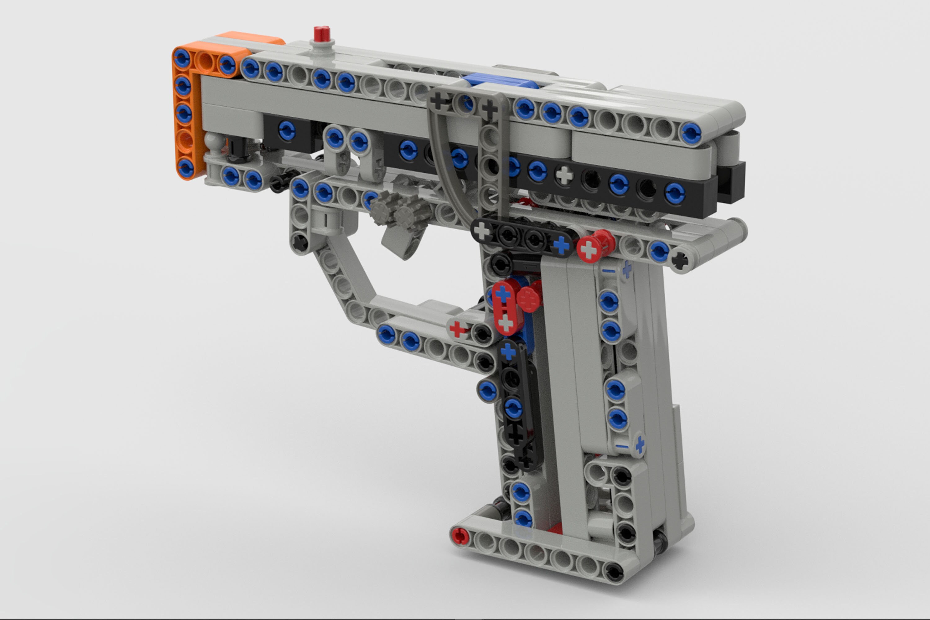 Glock Gun Replica Meccano Working Model PDF Instruction/custom Meccano ...