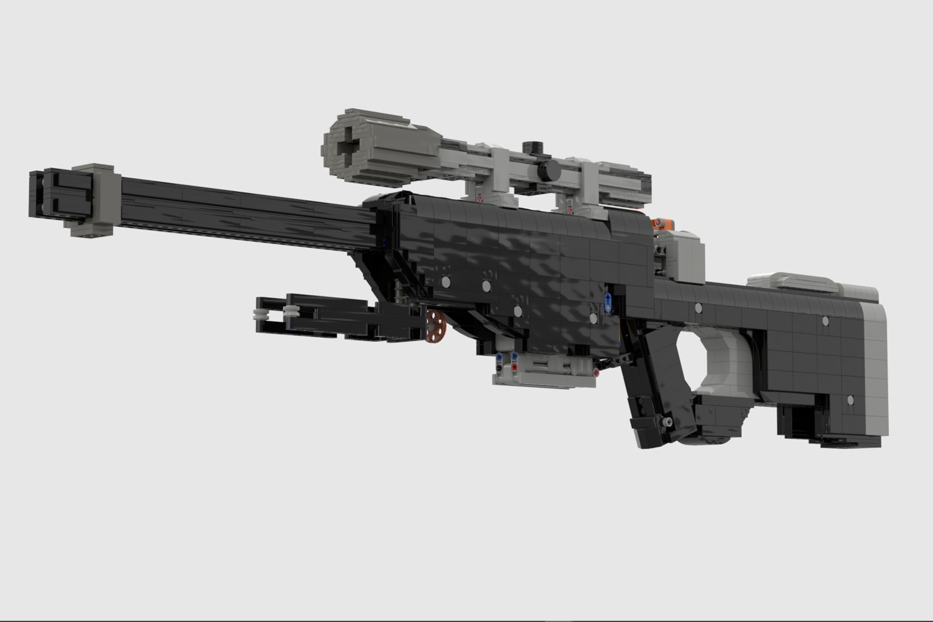 AWP Sniper Rifle Replica Working Meccano Model PDF Instruction/custom ...