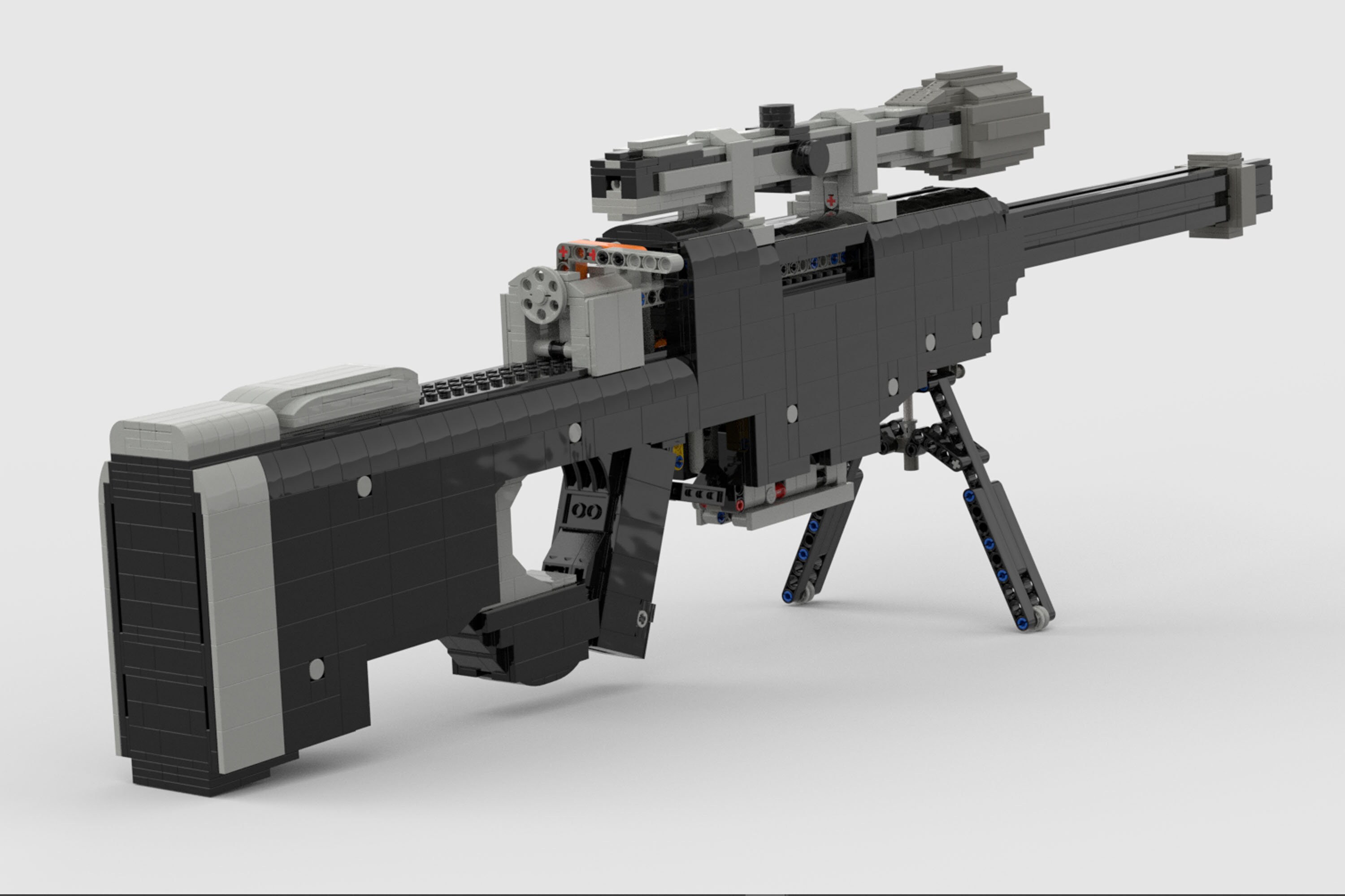 AWP Sniper Rifle Replica Working Meccano Model PDF Instruction/custom ...
