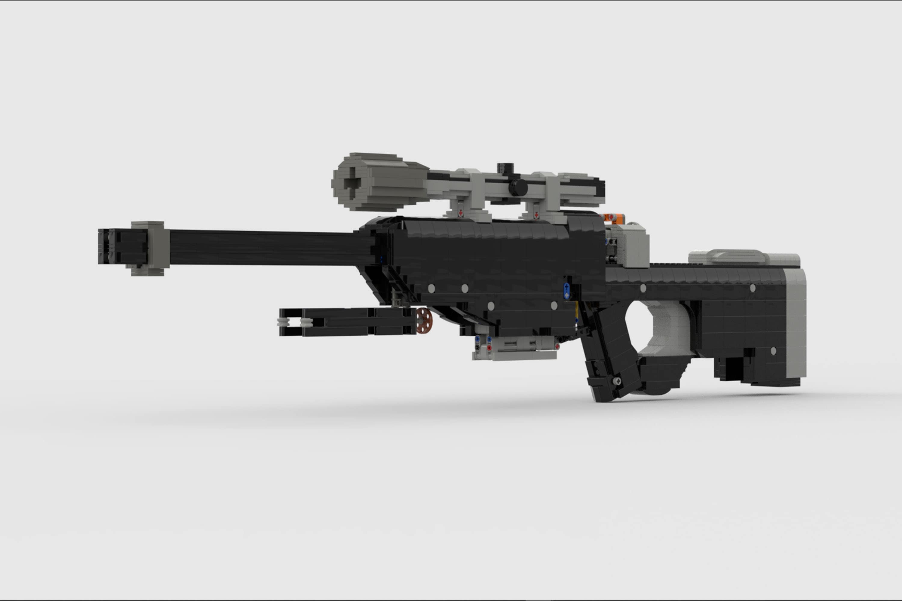 AWP Sniper Rifle Replica Working Meccano Model PDF Instruction/custom ...