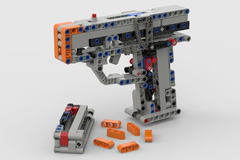 Glock Gun Replica Meccano Working Model PDF Instruction/custom Meccano ...