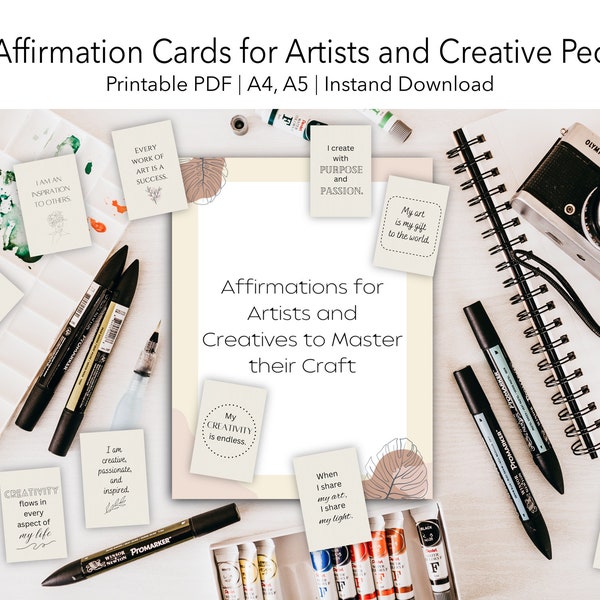 Custom Affirmation Cards - Etsy