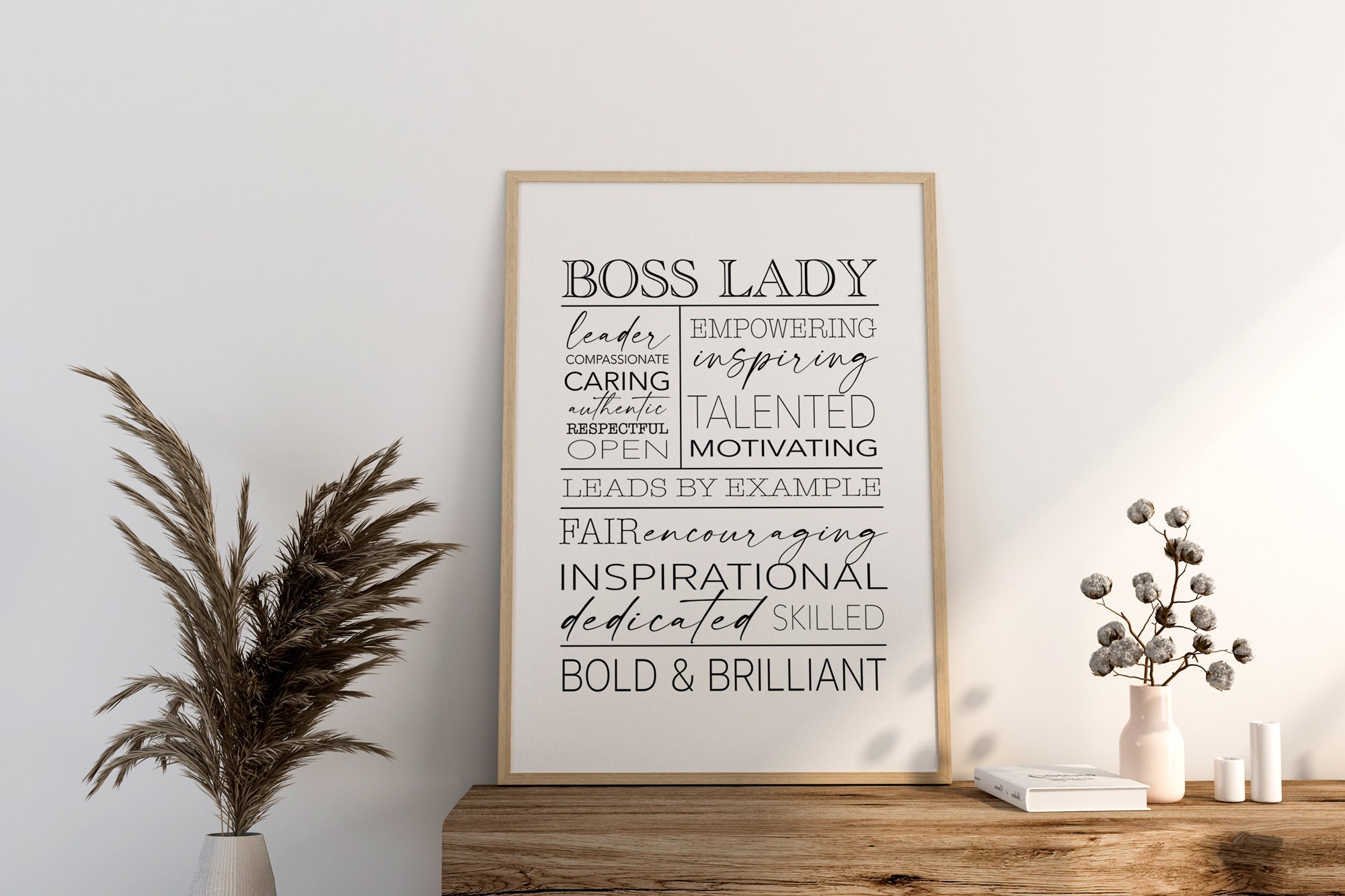 Boss Lady Printable Quote, Boss Lady Digital Download, Boss Lady Quote ...