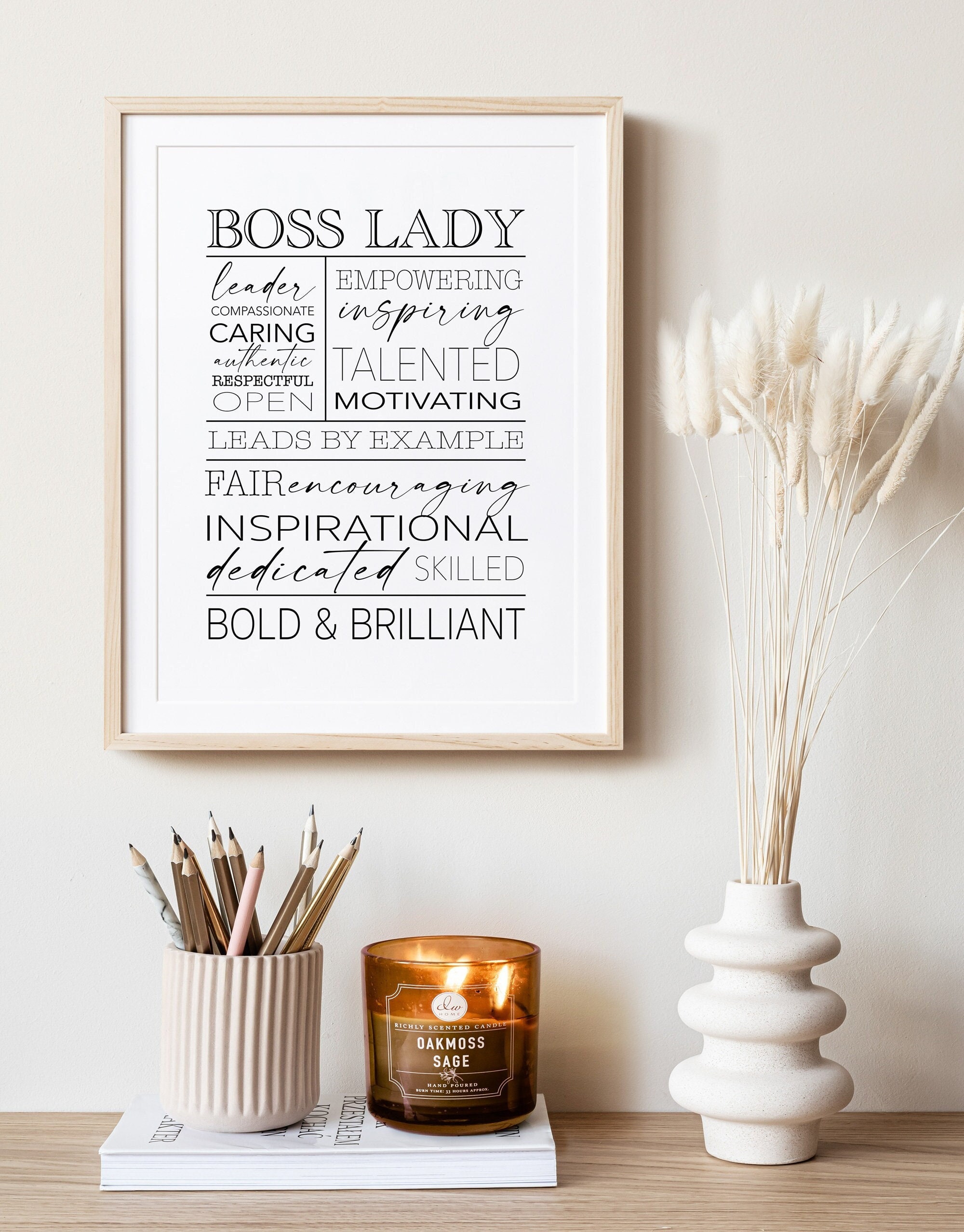 Boss Lady Printable Quote, Boss Lady Digital Download, Boss Lady Quote ...