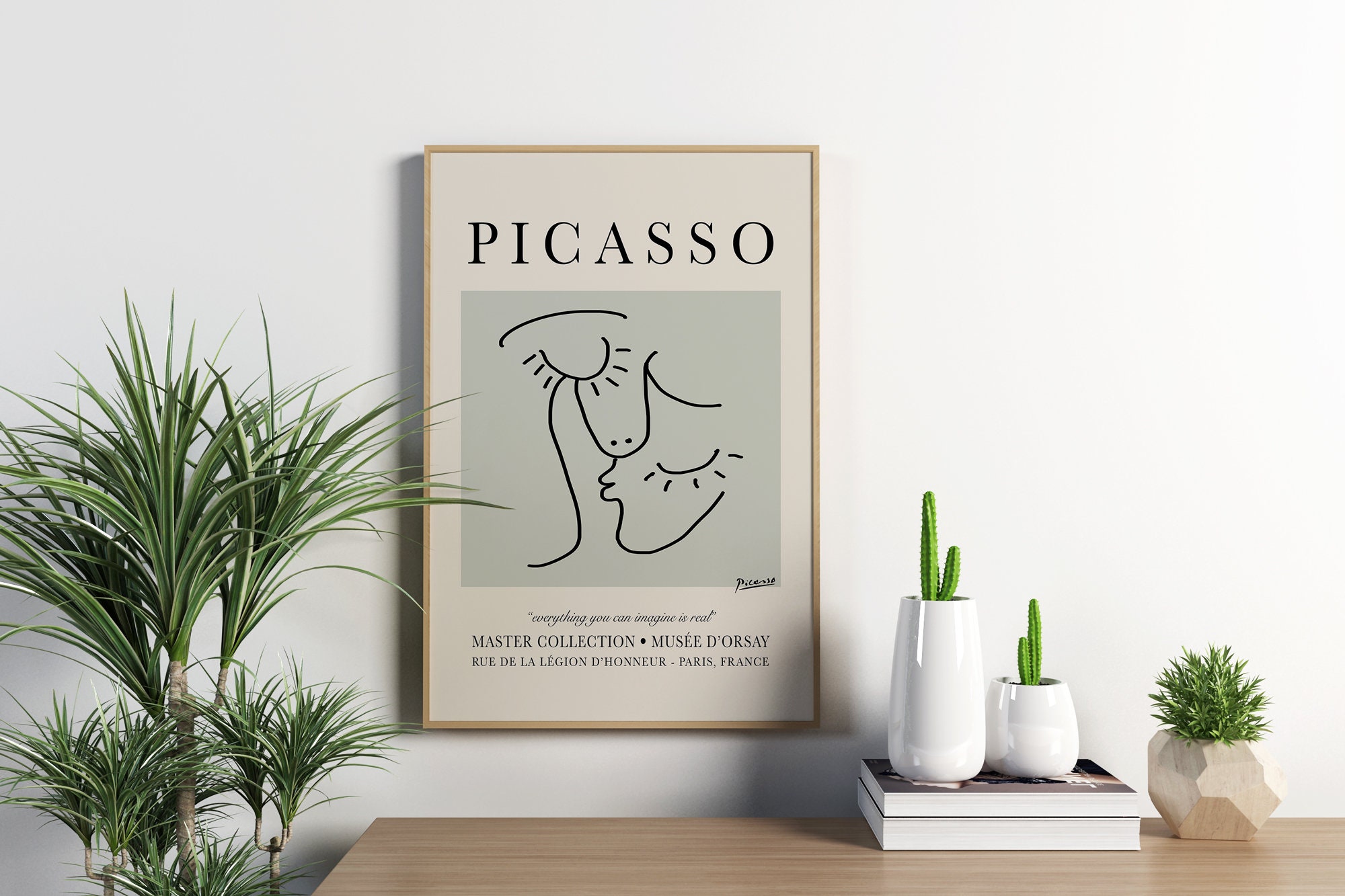 Picasso Abstract Wall Art Museum Poster, Vintage Pablo Picasso, DIGITAL ...