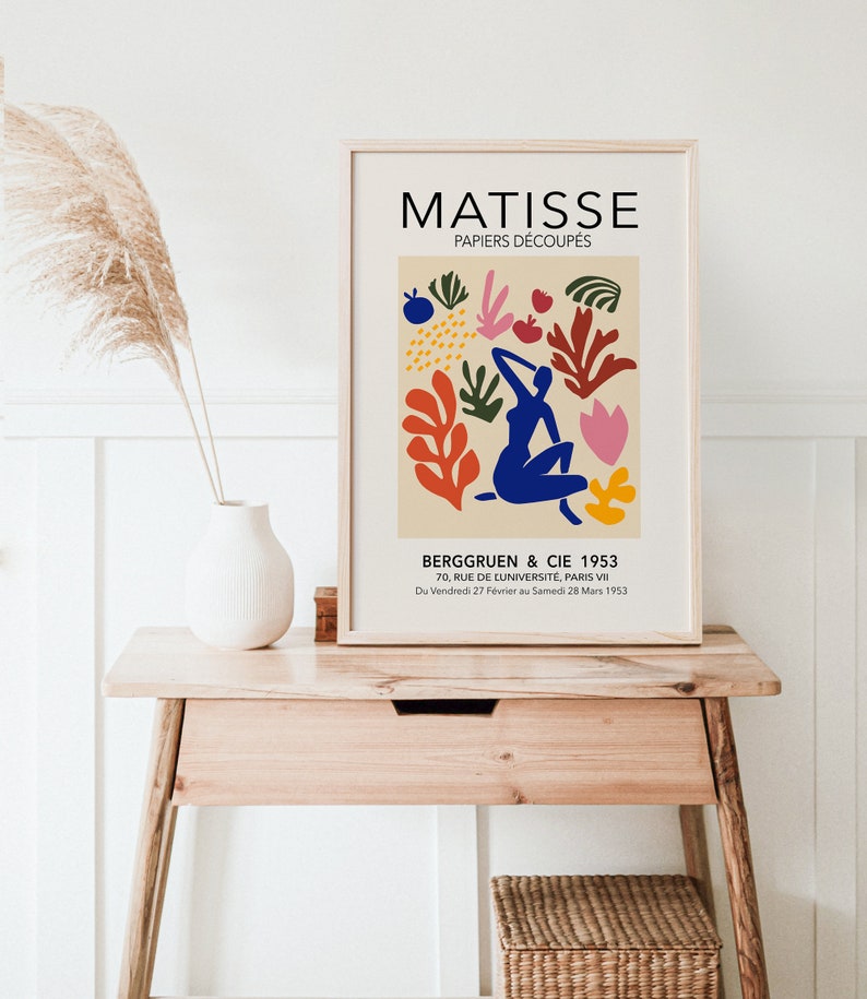 Henri Matisse Printable Wall Art, Exhibition Poster, DIGITAL DOWNLOAD ...