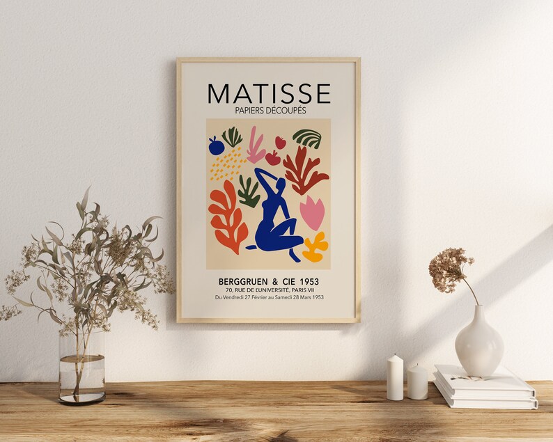 Henri Matisse Printable Wall Art Exhibition Poster DIGITAL - Etsy
