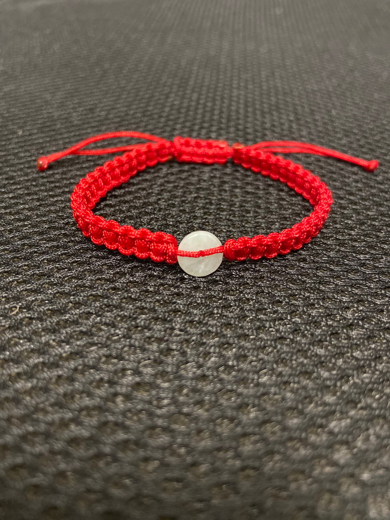 Jade Stone 9mm Donut String Bracelet, Anklet, Good Luck, His and Her ...