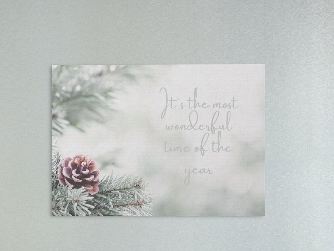 Christmas Winter Quote Digital Download Digital Poster Most Wonderful ...